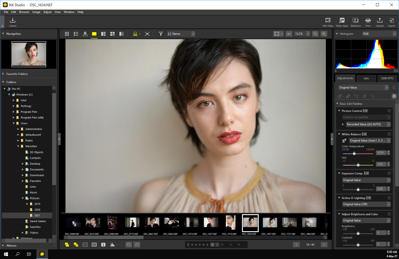 Nikon NX Studio – ObjektivSubjektiv